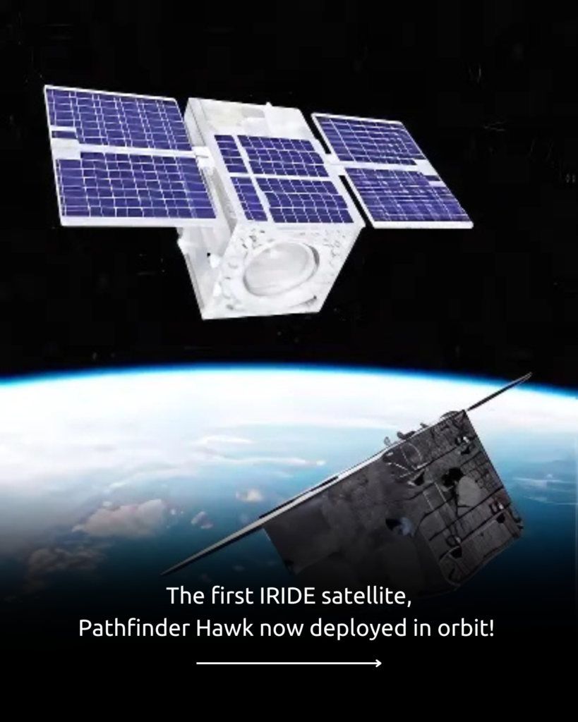 The first satellite of the IRIDE programme launched - Pathfinder Hawk ...